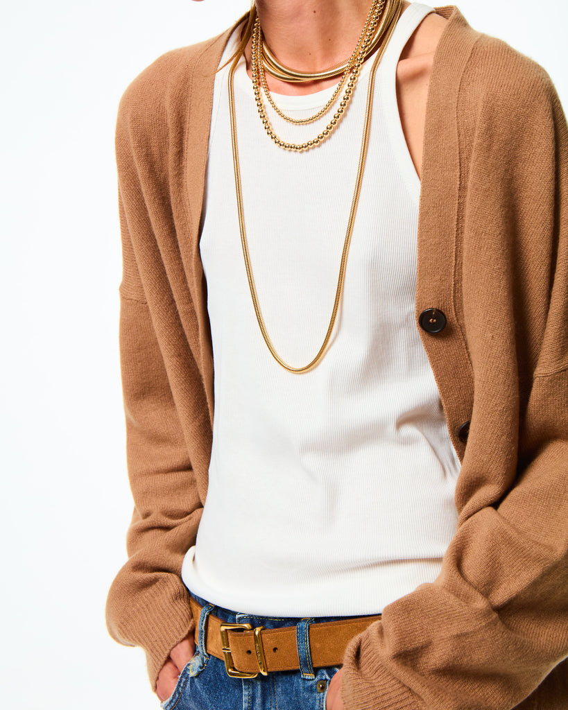 The Long Snake Chain Necklace – Roxanne Assoulin